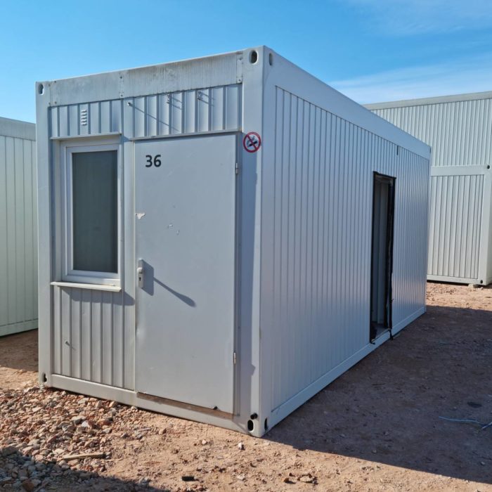 KONTENER BIUROWY MIESZKALNY Z PRYSZNICEM I WC OPCJA ANEKSU KUCHENNEGO ...