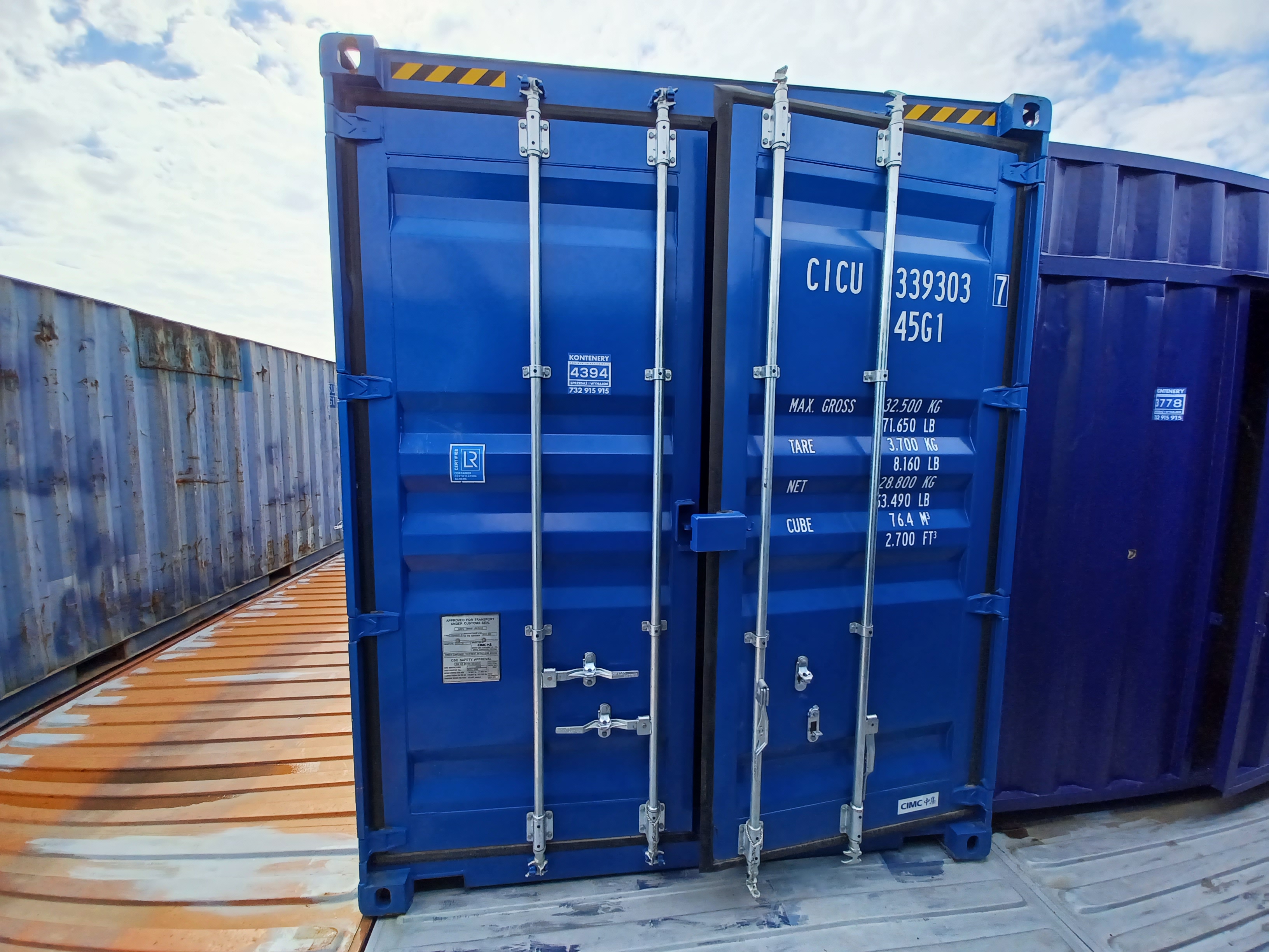 KONTENER MORSKI 20 HC ONE WAY - MobilneKontenery.pl