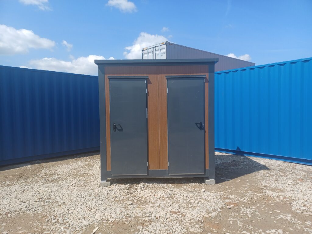 KONTENER SANITARNY PODWÓJNY 2 KABINY + PISUAR 243x174x246 ...